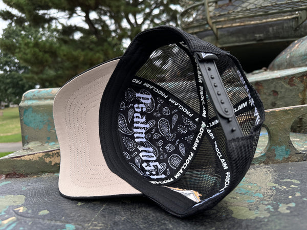 Pray Grind Repeat- Signature Series (Black) mesh snap-back – Proclaim ...